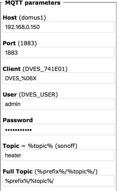 Mqtt Help First Time Setup For Devices Configuration Home