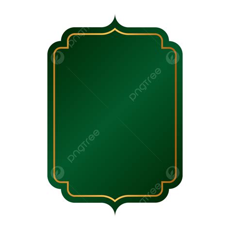 이슬람 테두리 모양 디자인 벡터 배너 텍스트 상자 공백 Png 일러스트 및 벡터 에 대한 무료 다운로드 Pngtree