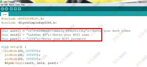 How To Control Rgb Led Bulb Using Esp8266 And Blynk App Sritu Hobby