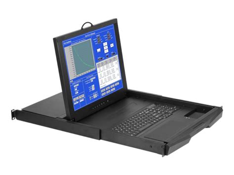 Rkp U Inch Rack Mount Monitor Keyboard Drawer W Detachable Mini Mouse