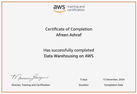 afreen ashraf on linkedin datawarehousing aws cloudcomputing