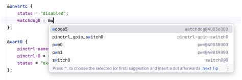 device tree files clion documentation