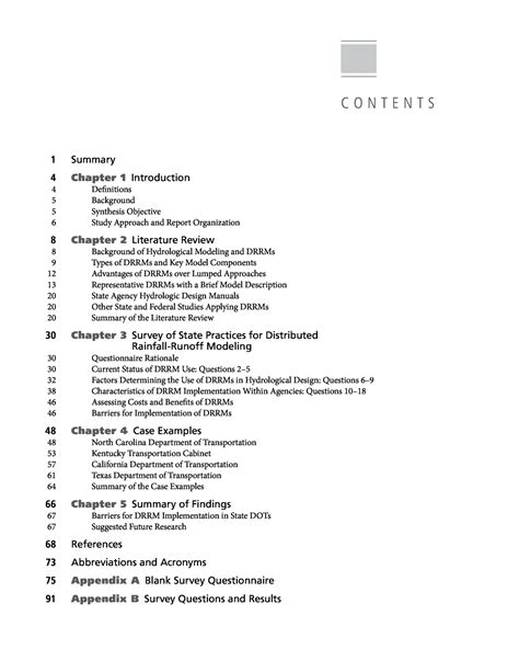 Front Matter Resilient Design With Distributed Rainfall Runoff Modeling The National