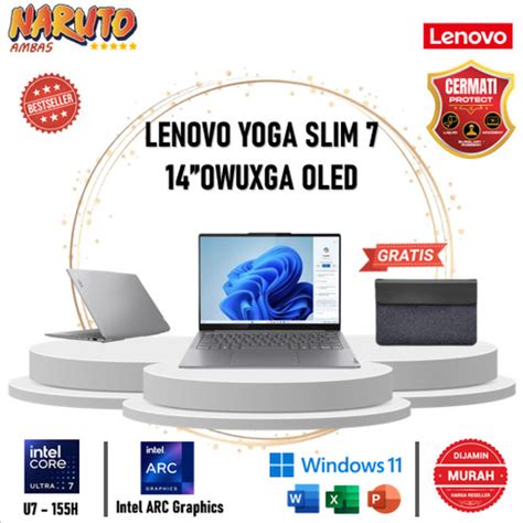 Jual LENOVO YOGA SLIM TOUCH OLED ULTRA H GB TB SSD W OHS WUXGA EVO NON