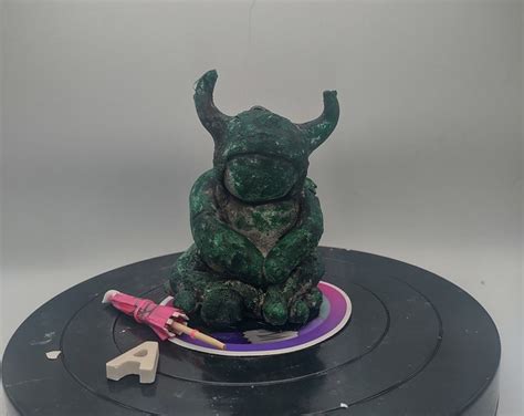 Undertale Waterfall Statue Asriel Memorial Etsy