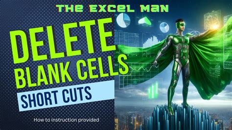 Excel Efficiency Two Keyboard Only Methods To Delete Blank Cells Youtube