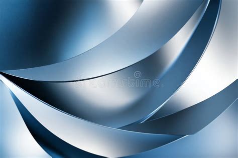 A Smooth Metallic Gradient Background Transitioning From Silver To Blue Creating A Futuristic