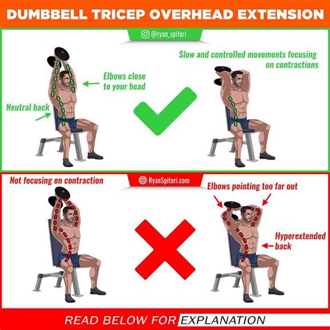 Overhead Two Handed Triceps Extension