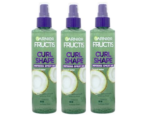 Garnier Fructis Style Curl Defining Hair Spray For Curly Hair Gel Curl