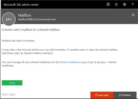 Convert Office 365 User Mailbox To Shared Back To User Mailbox