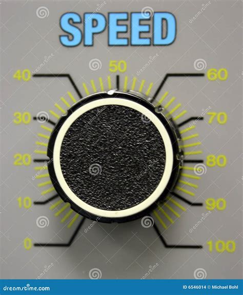 Speed Dial Stock Photo Image Of Regulate Speed Controller 6546014