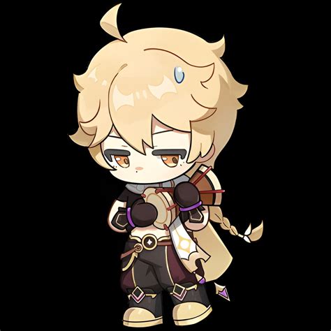 Aether Chibis From Teyvat Time Series Rgenshinimpact