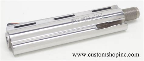 Colt Python 357 Mag Barrel 6 Bright Stainless Finish Excellent Condition Custom Shop