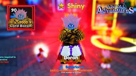 NEW CODE NEW META SHINY SECRET LIMITED BOROS BORON SHOWCASE EVO STATS HYBRID ANIME