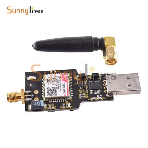 Usb To Gsm Module With Bluetooth Function Ch340t Sim800c Module 4 Bands Gsmgprs 1648