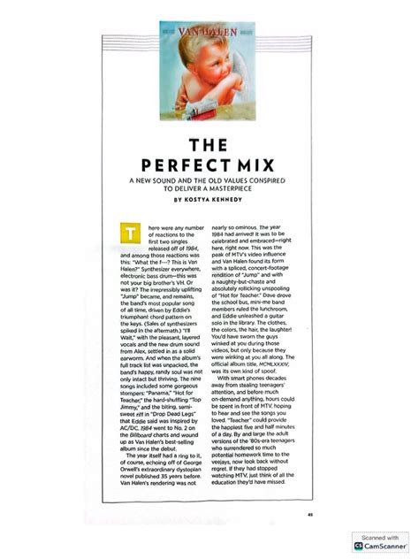 The Perfect Mix Pdf
