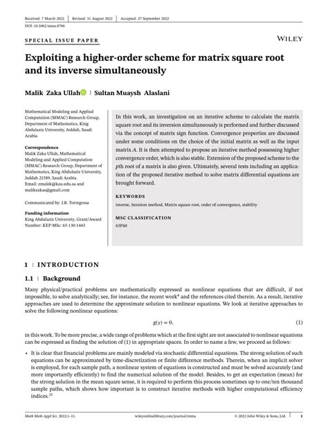 Exploiting A Higher‐order Scheme For Matrix Square Root And Its Inverse