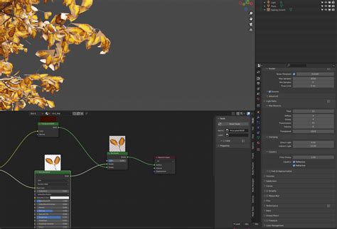 Alpha Clip Not Working In Cycles Trying To Setup Leaf Texture