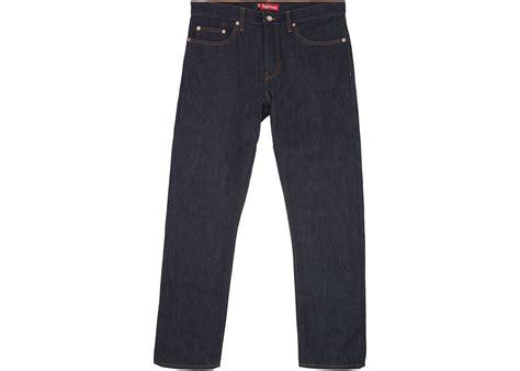 Supreme Rigid Slim Jean Ss21 Rigid Indigo Mens Ss21 Gb