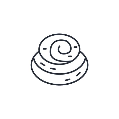 cinnamon roll icons symbol vector elements for infographic web 10822364