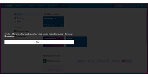 Trello How To View And Monitor Your Sprint Burndown Chart For Your Jira Project