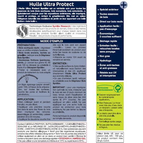 SYNTILOR Olio ultraprotec 1 l, teak SYNTILOR