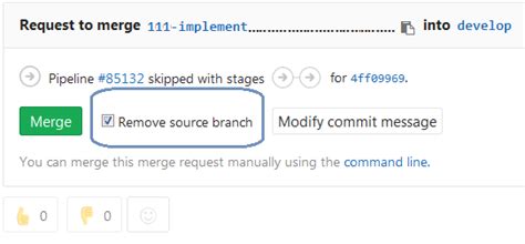 Gitlab Is There A Way To Disable Remove Source Branch Default Option Stack Overflow
