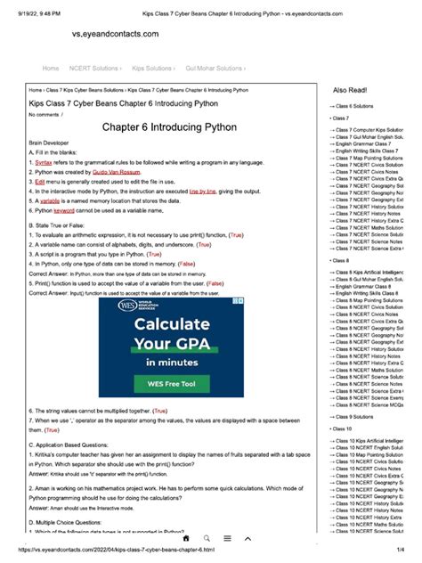 Chapter 6 Introducing Python Pdf