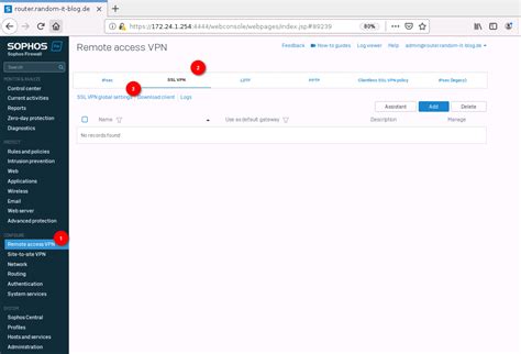 Sophos Firewall SSL VPN IPSec VPN Configuration Part 2 Random IT Blog
