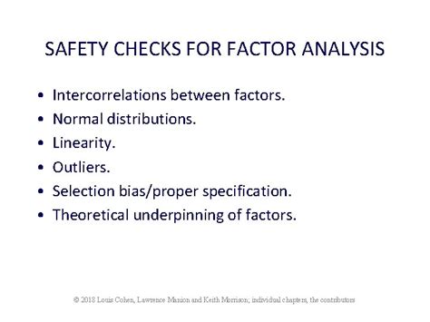 FACTOR ANALYSIS CLUSTER ANALYSIS AND STRUCTURAL EQUATION MODELLING