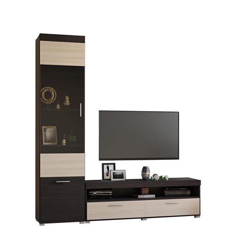 Вітальня Еверест Британія Комплект 5 Венге Дуб молочний Evr 2660