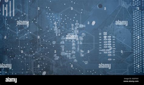composition of hexagons over computer processor circuit board server