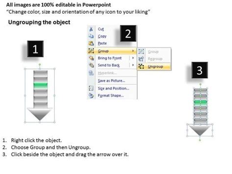Stage Arrow Process Diagram PowerPoint Slides