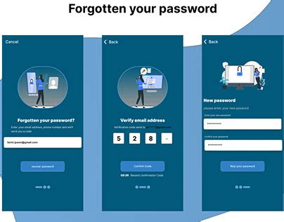 Change Password Ui Design Projects Photos Videos Logos Illustrations And Branding Behance