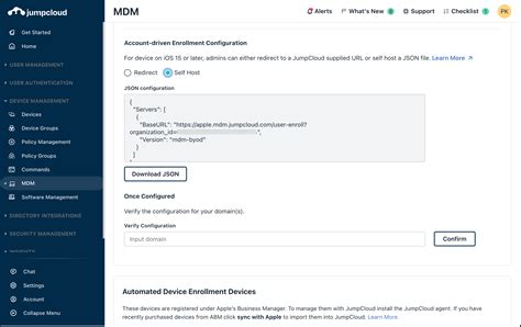 Configure Account Driven Enrollment Jumpcloud