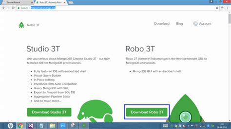insert operation in mongodb using robo3t