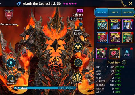 Akoth The Seared Champion Guide Raid Shadow Legends