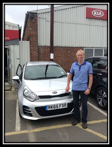 Mr Jackson Collecting His Kia Rio Kia Rio Kia Drayton