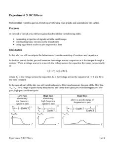 High Pass And Low Pass Filters