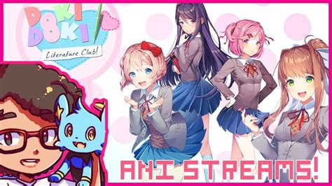 Anairis Streams Doki Doki Literature Club Karaoke Pre Show Youtube