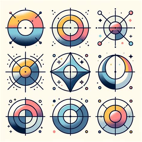 Easy Geometric Drawing With Circle Parabola Hyperbola And Ellipse