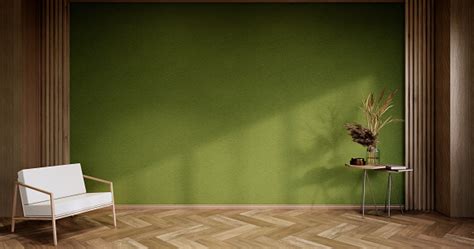 빈 방 나무 바닥 인테리어와 장식 식물에 녹색 벽 3d 렌더링 거실에 대한 스톡 사진 및 기타 이미지 거실 다중 색상 0명 Istock