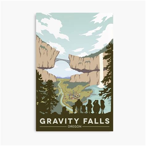 Gravity Falls National Park Poster | Gravity Falls Store