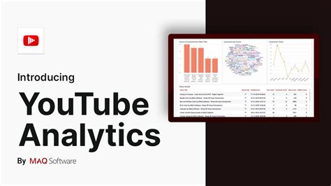 Youtube Analytics Power Bi Template By Maq Software Youtube