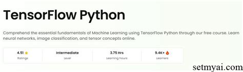 AI免费课程71TensorFlow Python AI工具站