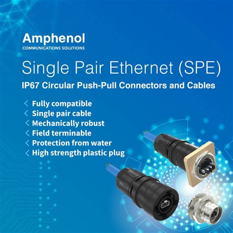 Amphenol Communications Solutions On Linkedin Spe Ethernet Sensors