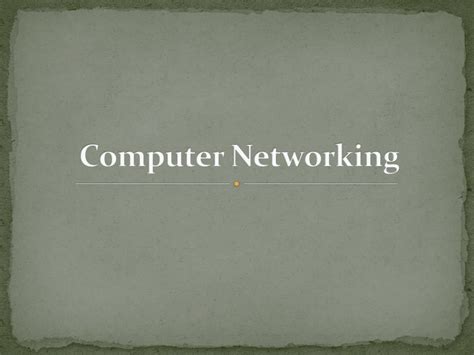 Ppt Computer Networking Powerpoint Presentation Free Download Id