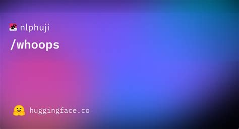 Nlphujiwhoops At Main