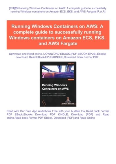 Pdf Running Windows Containers On AWS A Complete Guide To Successfully Running Windows
