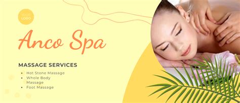 Free Massage Parlour Promotion Banner Template To Edit Online